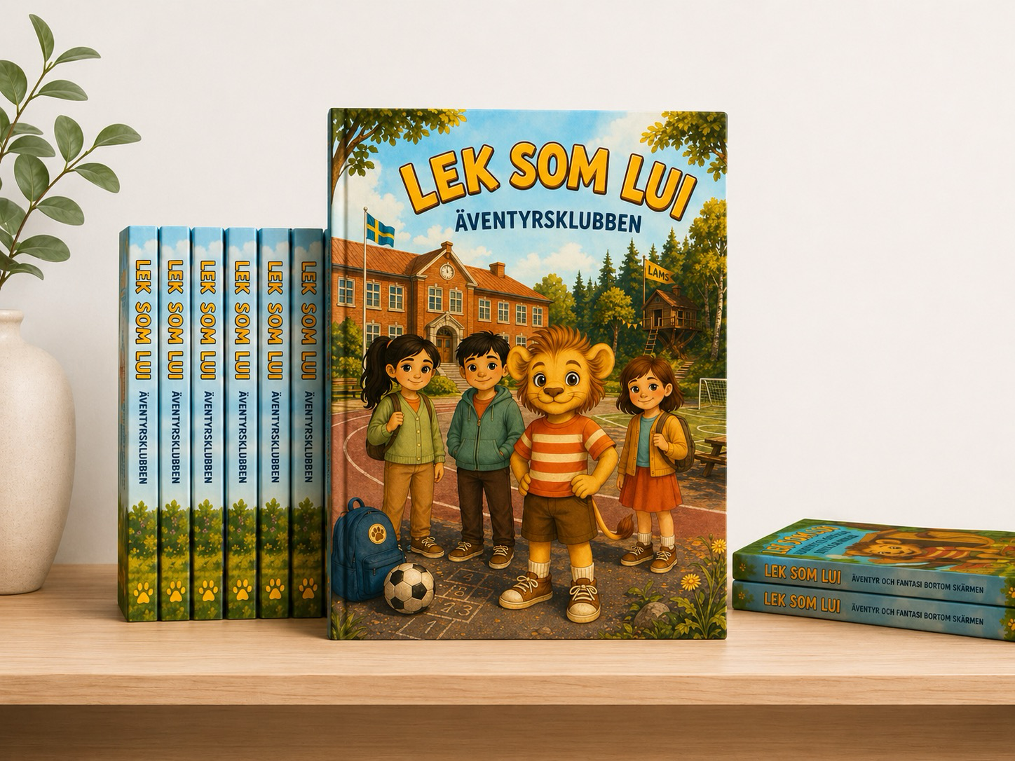 LUI UF – Skärmfria äventyr för barn | Barnbok & Memoryspel